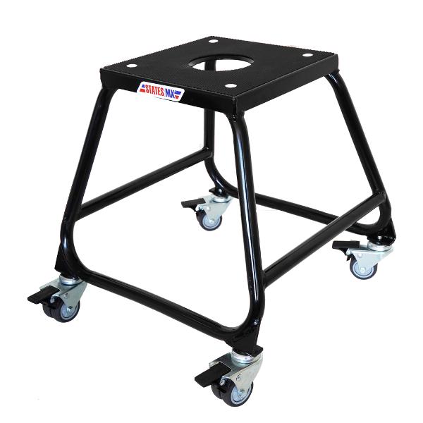 STATES STATIC STAND WITH LOCKING WHEELS BLACK – Moto GC